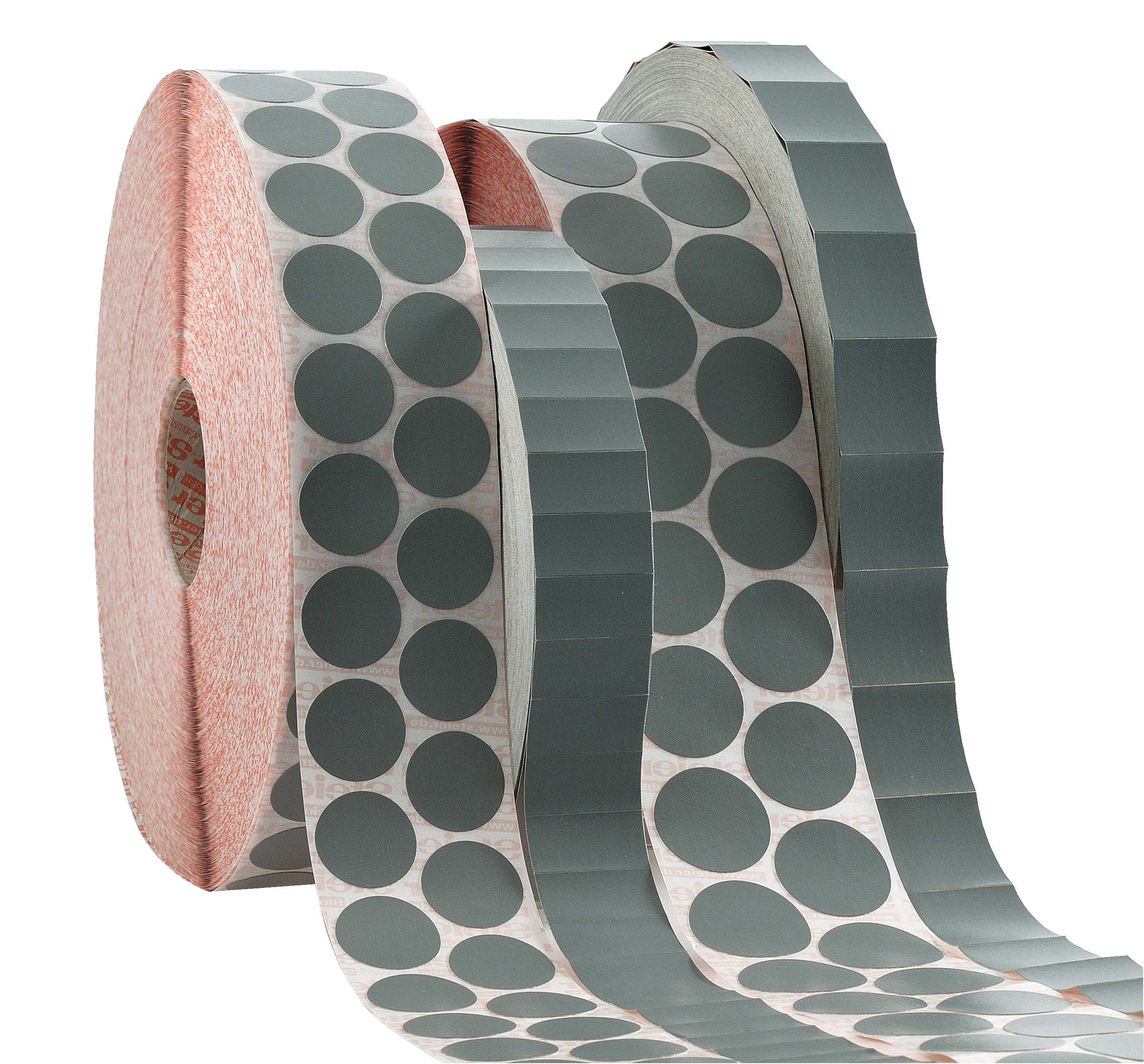 Steierform | adhesive dots, made from grey special fabric, tolerant of ...